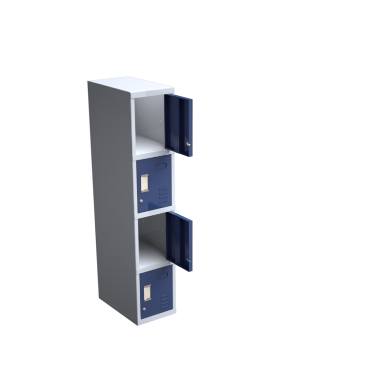 Lockers Metálico Simple de 4 Puertas