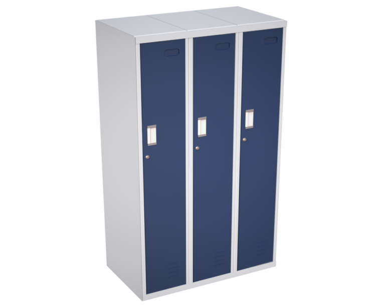 Lockers Metálico Triple de 1 Puerta